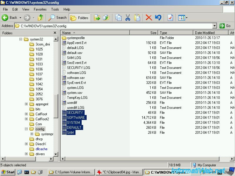 Manually Restore The Windows Registry With A Live Cd Like Hiren Boot Cd